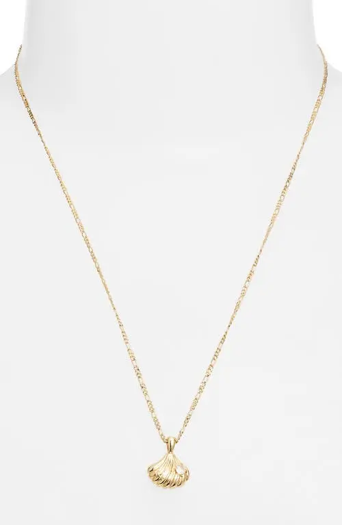 CHILD OF WILD Stonesteps" Shell Pendant Necklace With Starfish And Zirconia