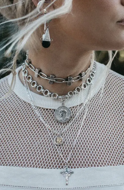 CHILD OF WILD Arcadia Choker Necklace - Silver