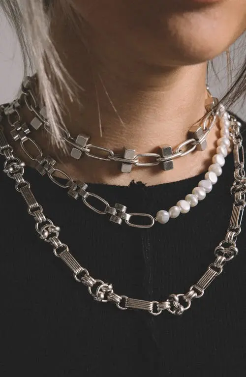 CHILD OF WILD Arcadia Choker Necklace - Silver