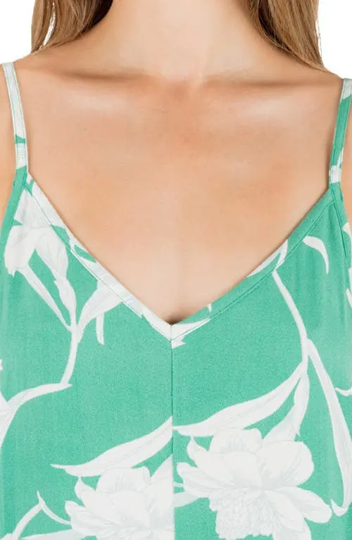 Hurley Tropical Print V-neck Romper