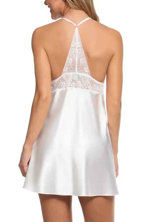 IN BLOOM BY JONQUIL Lanie Lace Trim Satin Chemise
