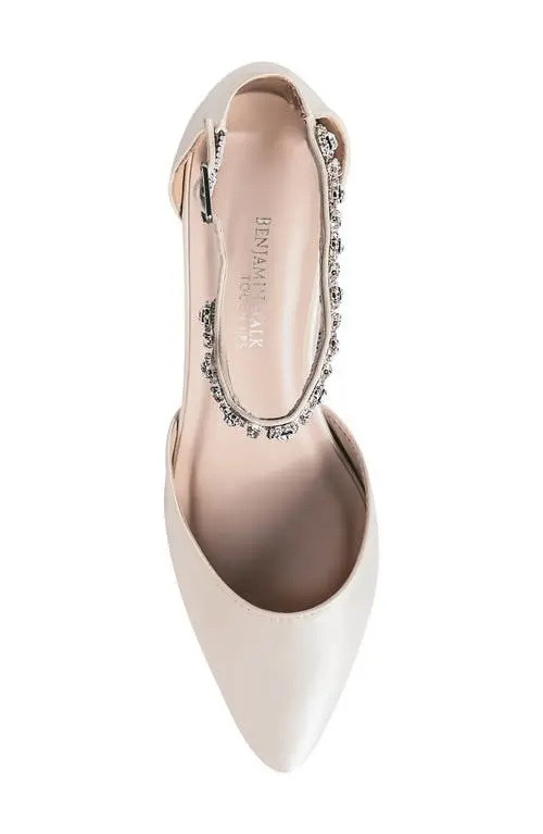 TOUCH UPS Julie Embellished Ankle Strap Pumps