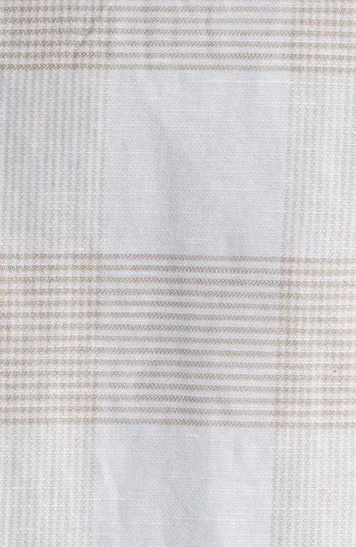 1863 BY ETERNA Modern Fit Cotton & Linen Easy-iron Dress Shirt