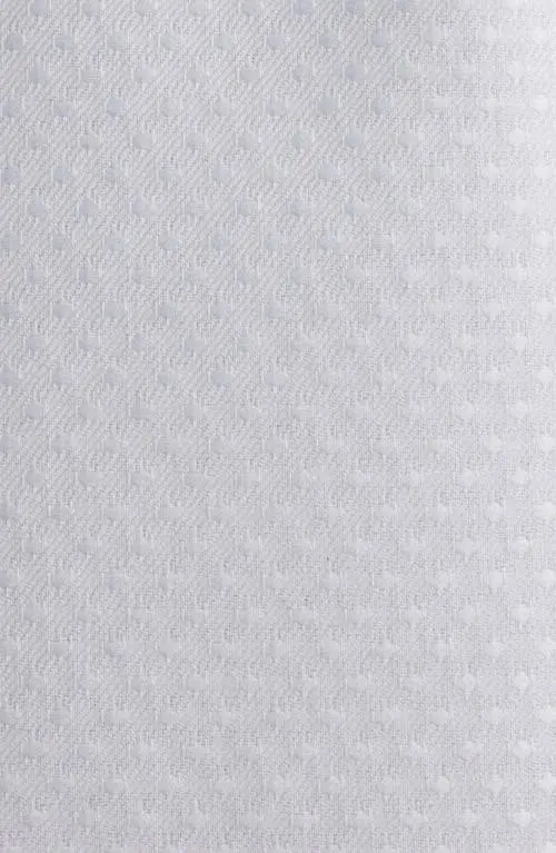 1863 BY ETERNA Modern Fit Dot Pattern Non-iron Cotton Dobby Dress Shirt - White