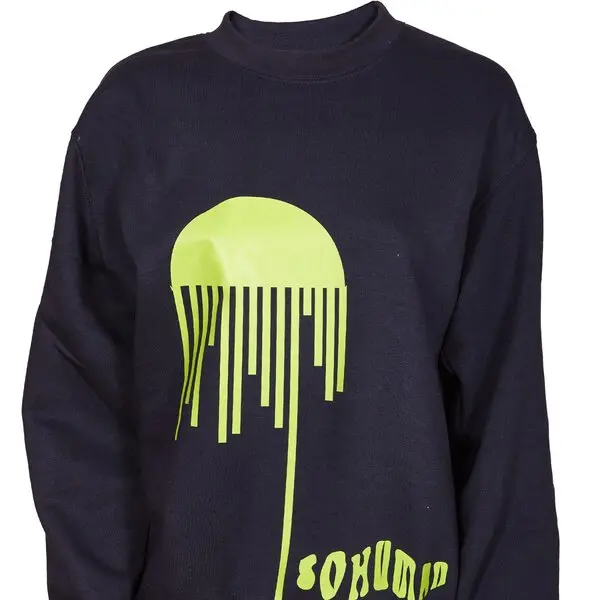 SOHUMAN Reain Organic Cotton Sweatshirt - Blue