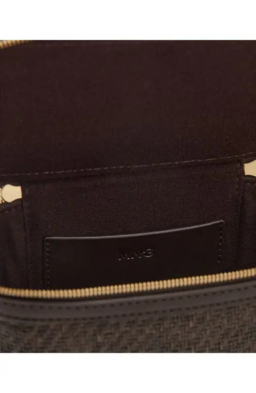 Mango Raffia Toiletry Bag