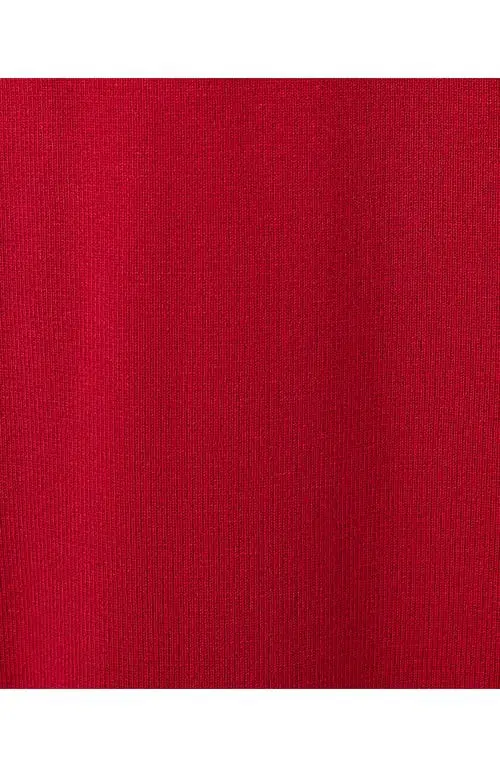 Mango Sleeveless Knit Midi Dress - Red