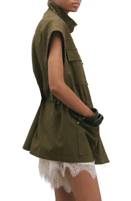 Mango High Neck Vest