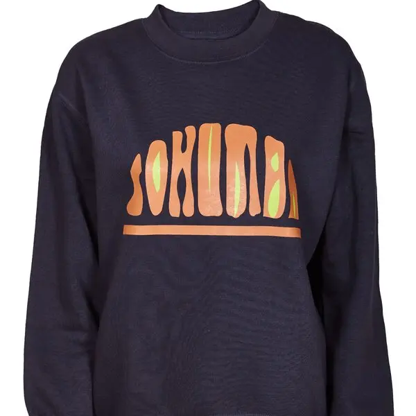 SOHUMAN Kennedy Organic Cotton Sweatshirt - Blue