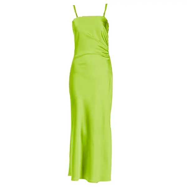 SOHUMAN Loulu Sustainable Midi Dress - Green