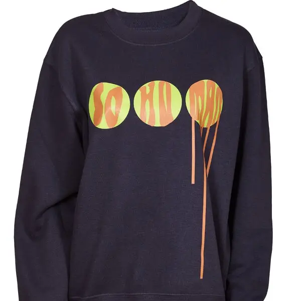 SOHUMAN Limo Organic Cotton Sweatshirt - Blue