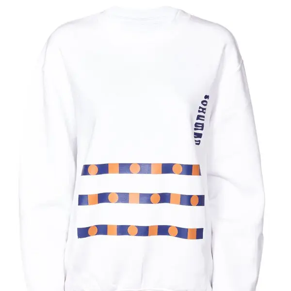 SOHUMAN Bius Organic Cotton Sweatshirt With Graphic Detail