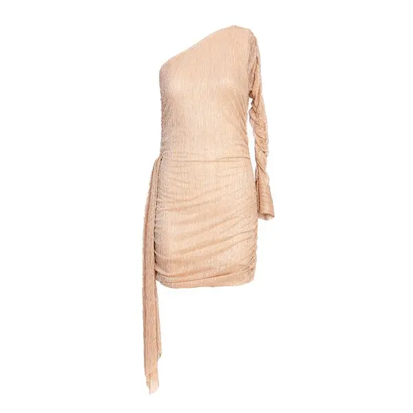 SOHUMAN Vinne Sustainable Mini Dress - Gold