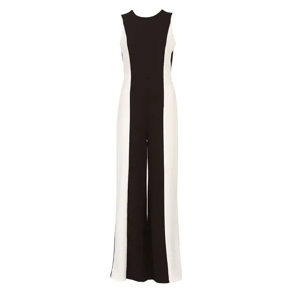 SOHUMAN Bessette Color Block Jumpsuit - Black