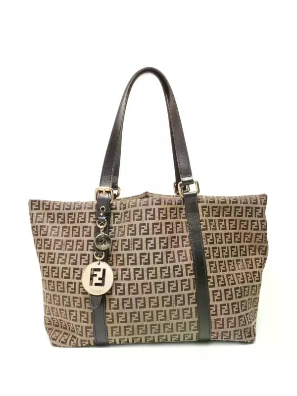 Fendi Zucchino Canvas Tote Bag