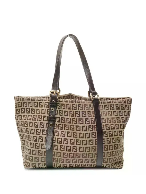 Fendi Zucchino Canvas Tote Bag