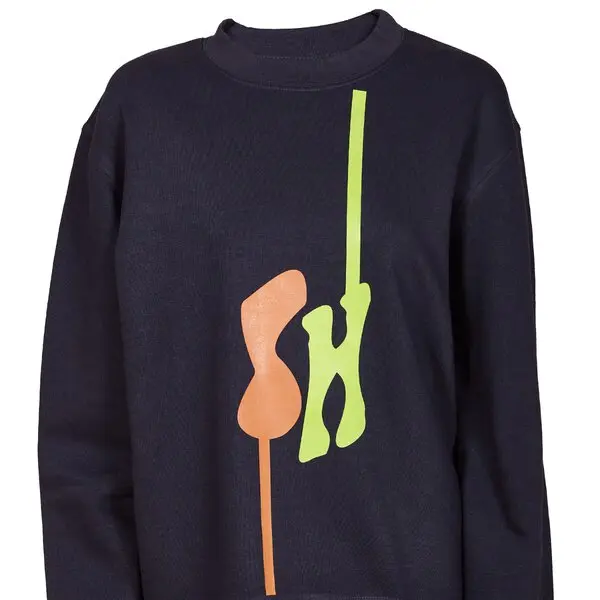 SOHUMAN Tarj Organic Cotton Sweatshirt - Blue