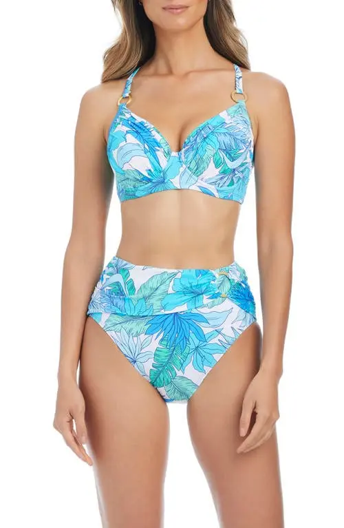 BLEU BY ROD BEATTIE Shirred Underwire Bikini Top - Cool