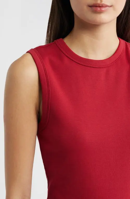 ARTLESS FOREVER Campbell Sleeveless Tank - Cherry