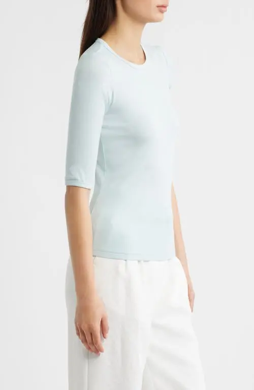 ARTLESS FOREVER Three-quarter Sleeve Crewneck Top