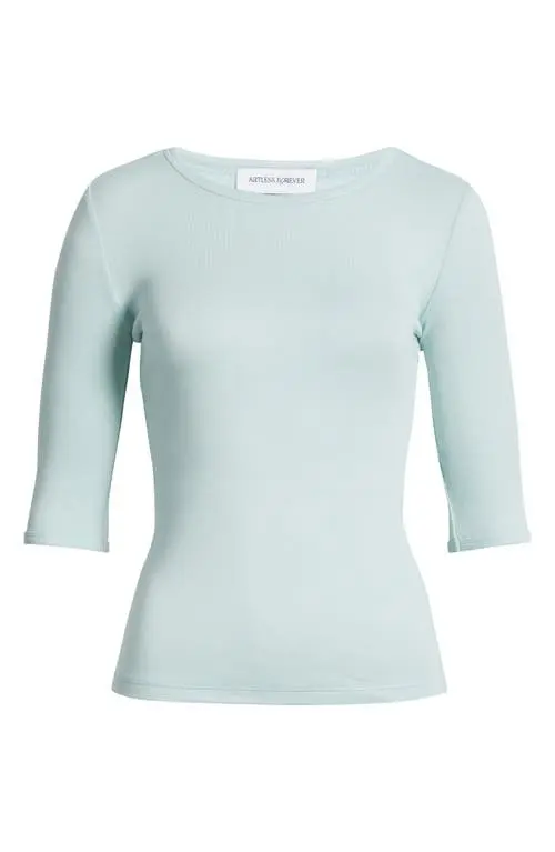 ARTLESS FOREVER Three-quarter Sleeve Crewneck Top