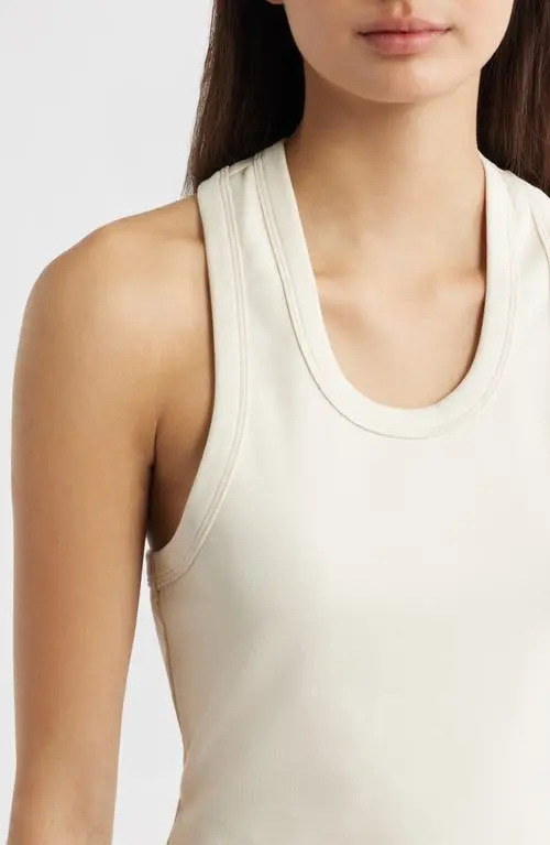 ARTLESS FOREVER Elin Stretch Cotton Jersey Tank - Cream