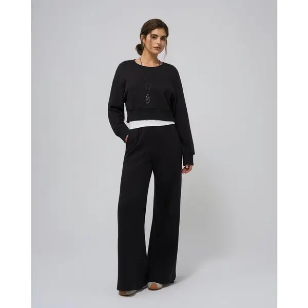JUANA Hemp Essentials Fleece Sweatpants - Black