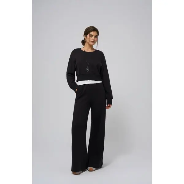 JUANA Hemp Essentials Fleece Sweatpants - Black