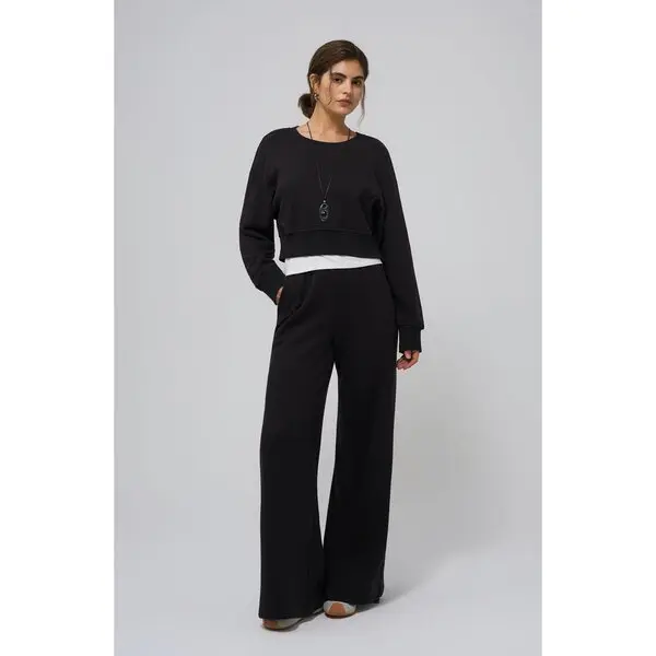 JUANA Hemp Essentials Fleece Sweatpants - Black