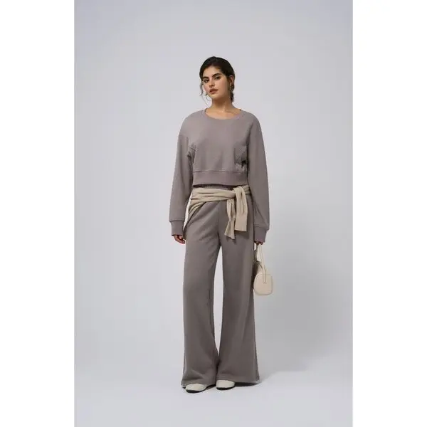 JUANA Hemp Essentials Fleece Sweatpants - Gray