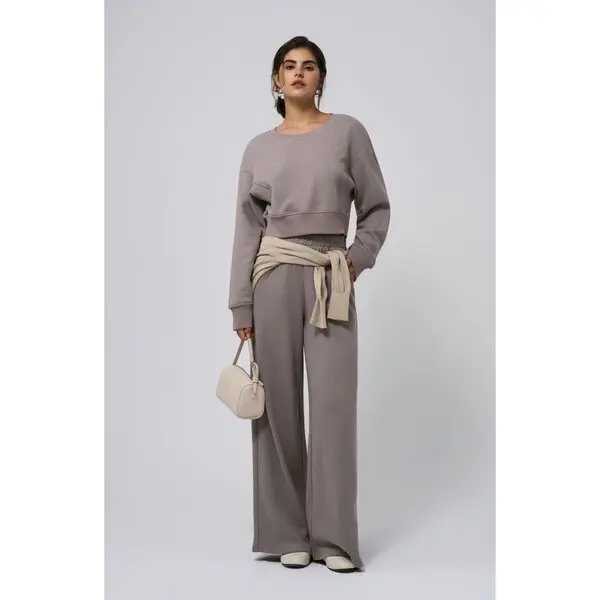 JUANA Hemp Essentials Fleece Sweatpants - Gray