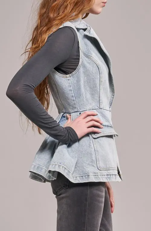 AZALEA WANG Peplum Vest