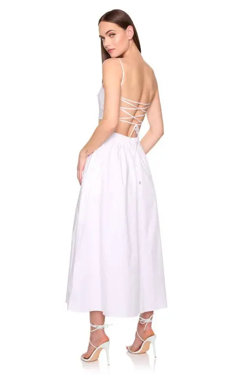 Susana Monaco Cotton Poplin Midi Skirt