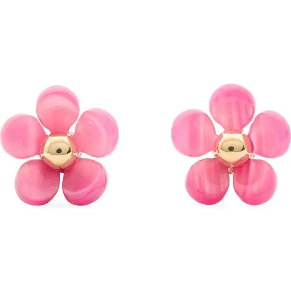 Kate Spade New York Flower Stud Earrings - Pink.