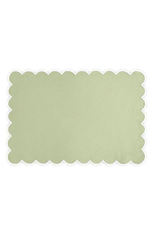 MATOUK Savannah Gardens Set Of 4 Placemats - Spring Green