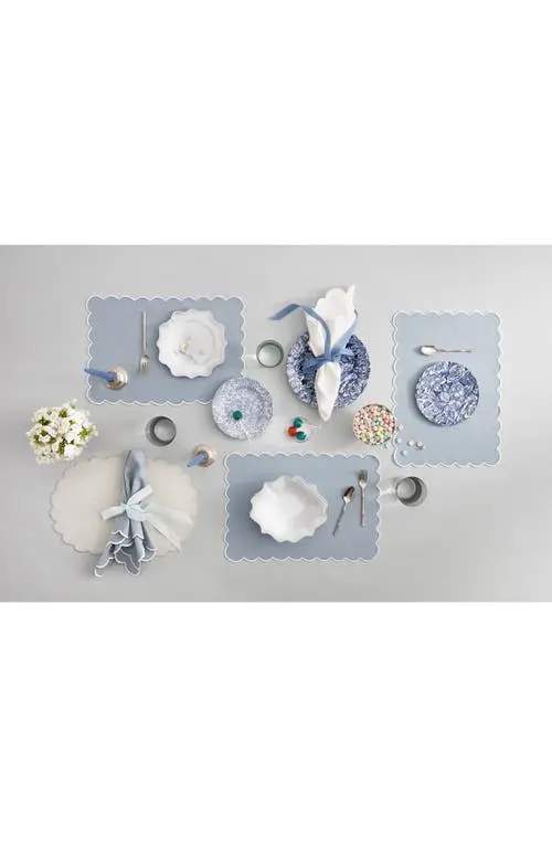 MATOUK Savannah Gardens Set Of 4 Placemats - White