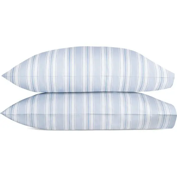MATOUK Elio Set Of 2 Pillowcases - Blue