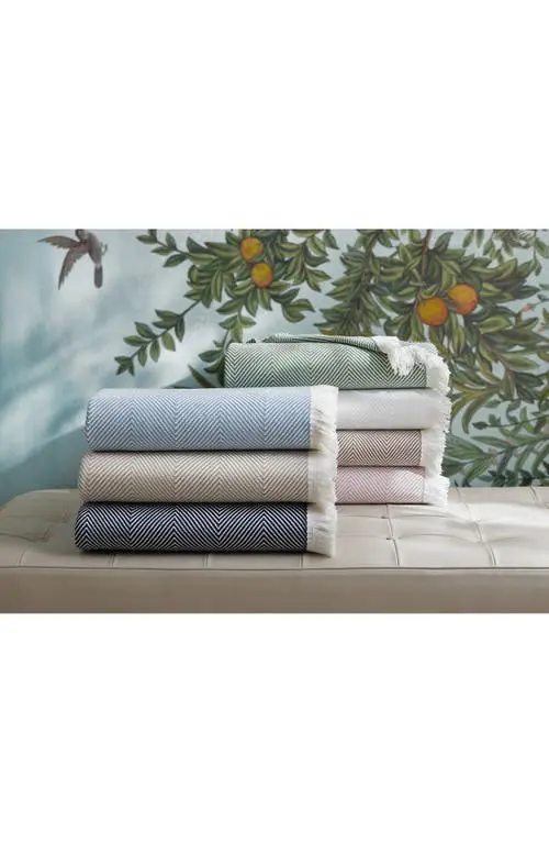 MATOUK Leo Fringed Throw Blanket - Dune