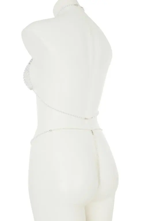 ROMA CONFIDENTIAL Faux Bralette And G-string Set