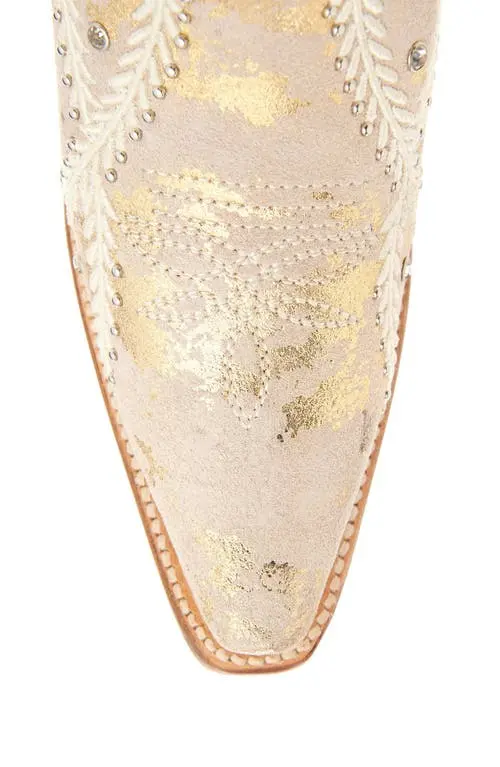 CORRAL Metallic Embroidered Western Boots