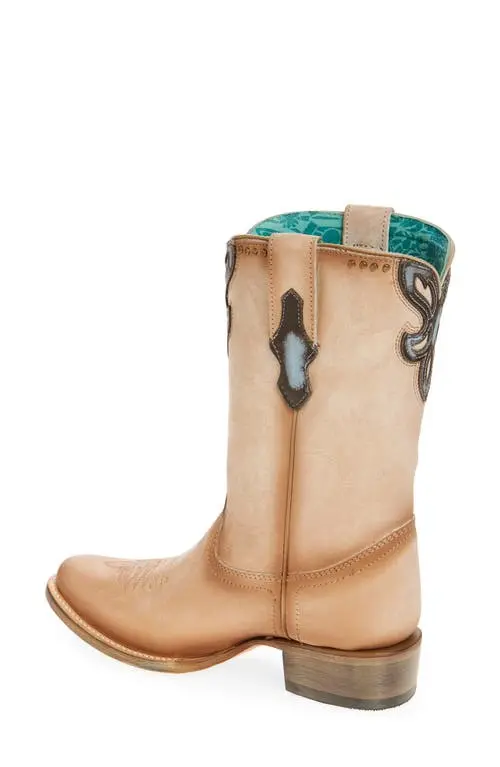 CORRAL Embroidered Overlay Western Boots