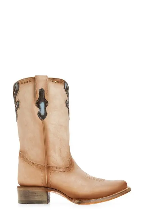 CORRAL Embroidered Overlay Western Boots