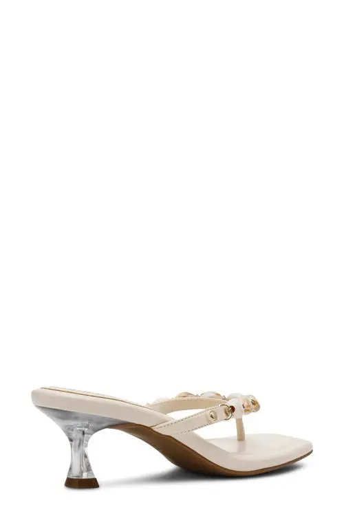 Anne Klein Gwenn Embellished Thong Sandal