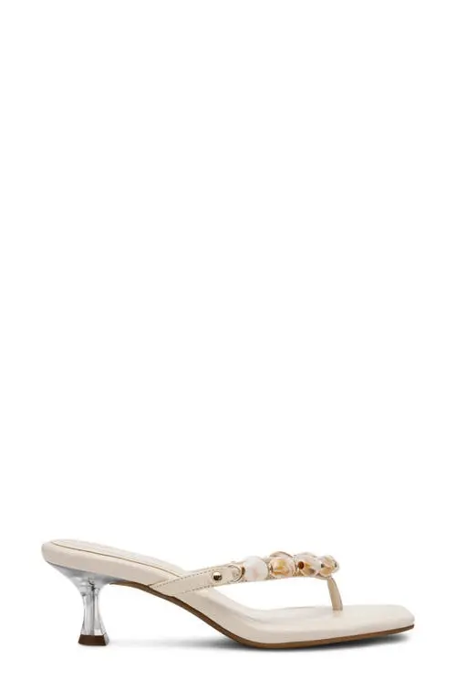 Anne Klein Gwenn Embellished Thong Sandal