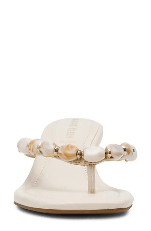 Anne Klein Gwenn Embellished Thong Sandal