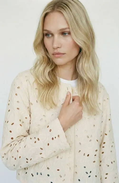 Vero Moda Karly Cotton Broderie Jacket