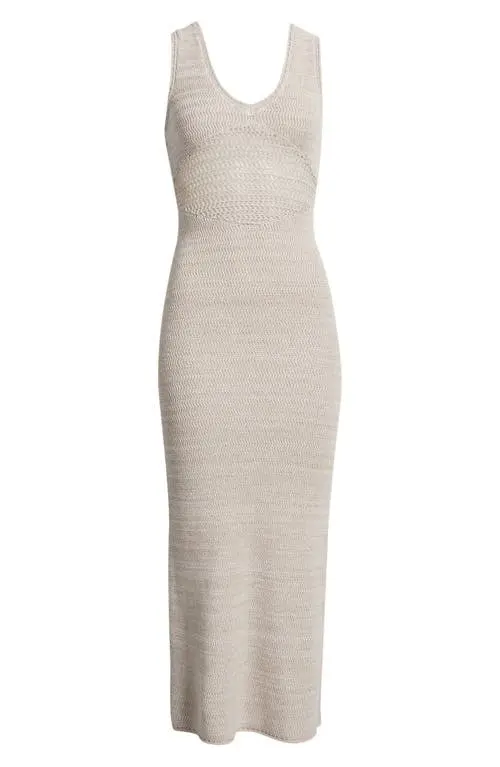Torn By Ronny Kobo Melanie Crochet Body-con Midi Dress - Sand/with