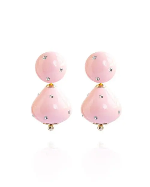 SAULE LABEL Nina Drop Earrings - Ballet