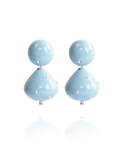 SAULE LABEL Nina Drop Earrings - Skyfall