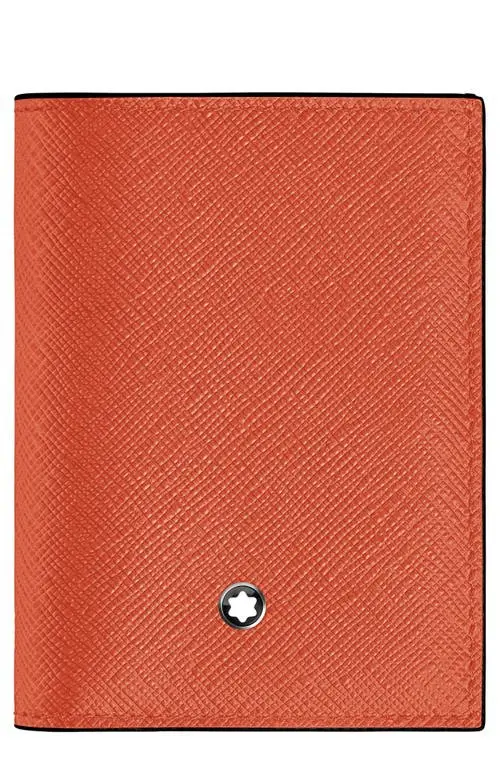 Montblanc Sartorial Leather Mini Wallet - Orange